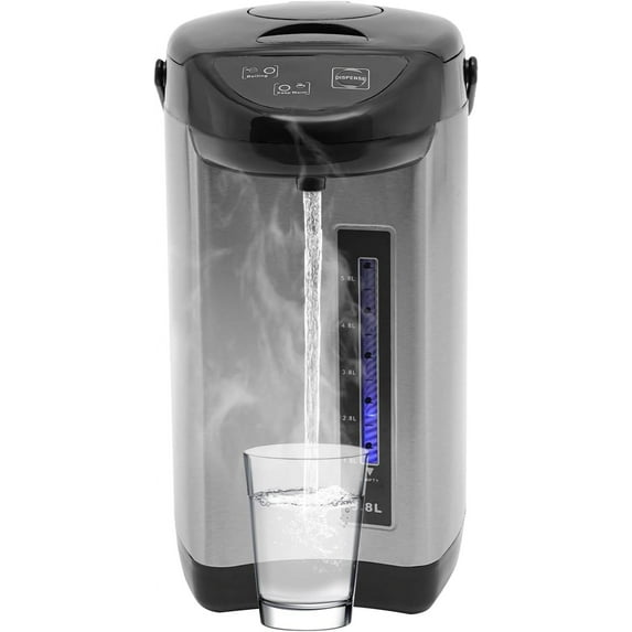 Electric Hot Water Urn Pot Dispenser 4L (135 Oz), Electric Hot Water ...