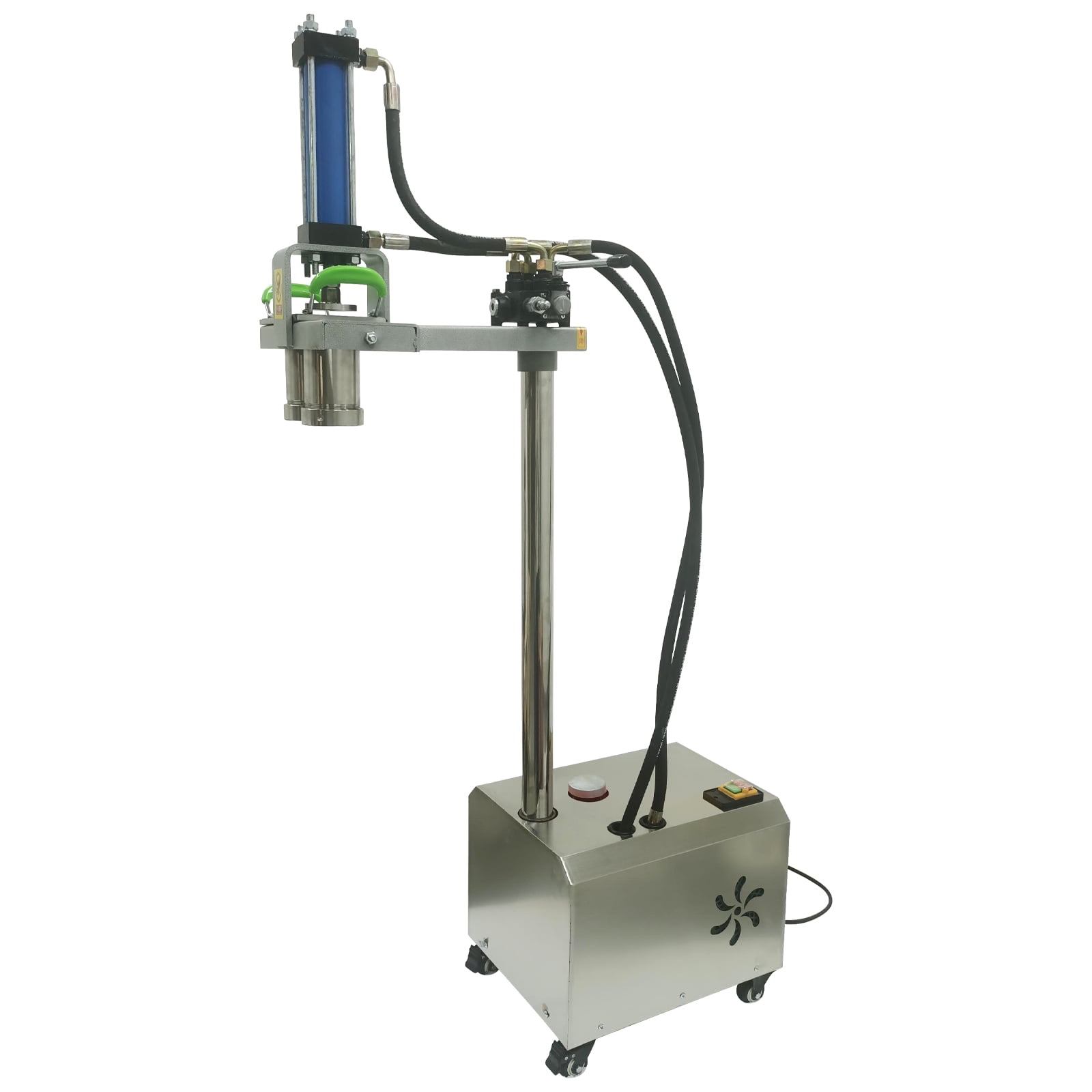 Electric Hydraulic Dual-Barrel Noodle Maker Stainless Steel Vertical ...