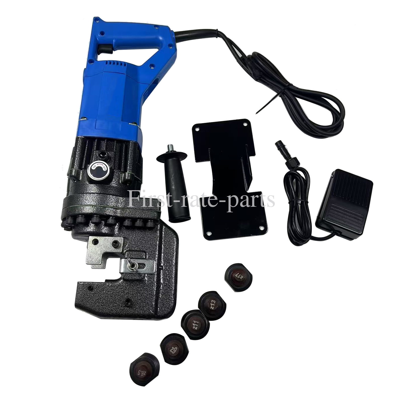 Electric Hydraulic Hole Puncher Knockout Punching Machine Set w/5 Dies ...