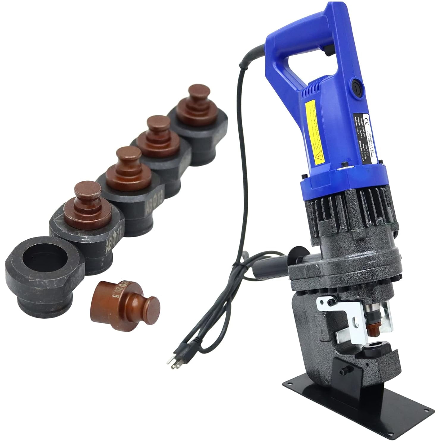 Electric Hydraulic Hole Puncher Steel Plate Hole Punching Machine Metal ...