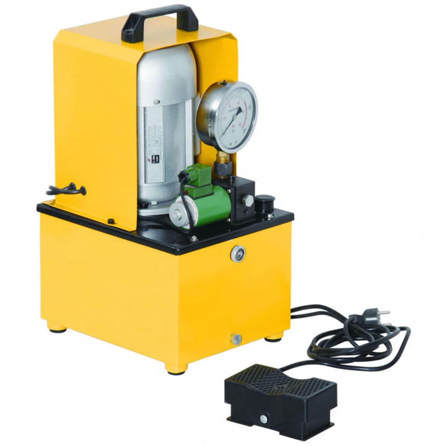 Electric Hydraulic Pump Single Acting Remote Controlled Valve 0.75KW ...