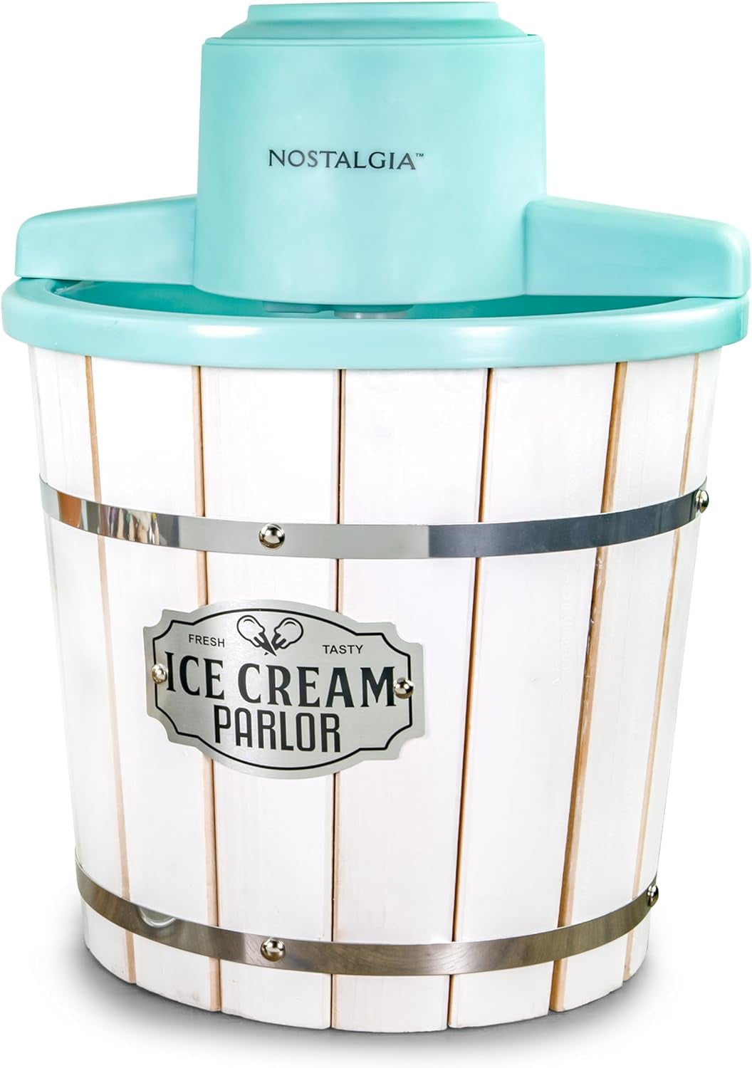 Electric Ice Cream Maker - Old Fashioned Soft Serve Ice Cream Machine ...