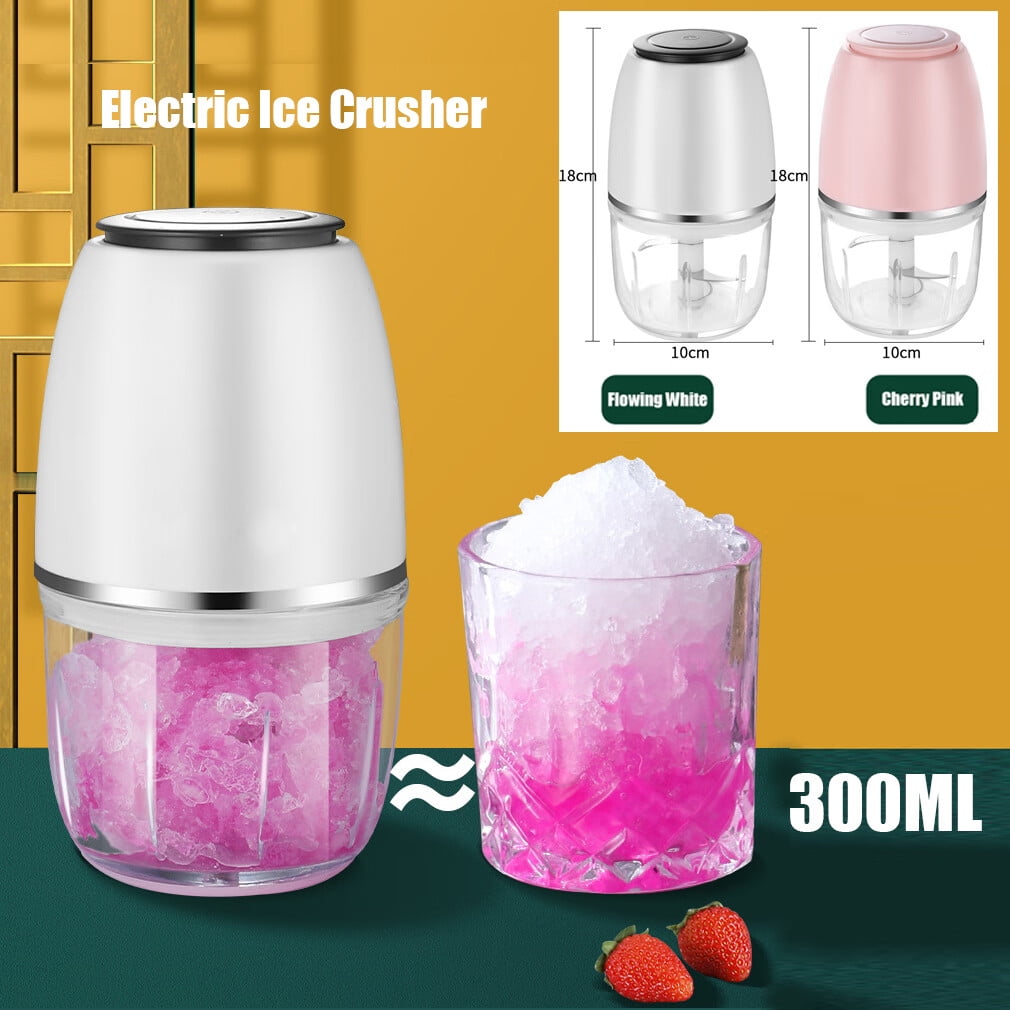 Electric Ice Crusher, Countertop Multipurpose Ice Shaver/Grinder, White ...