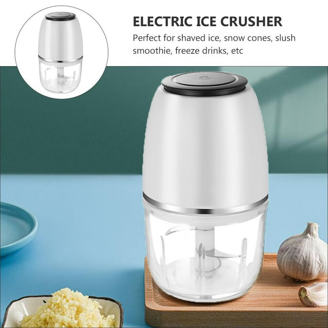 Electric Ice Crusher, Countertop Multipurpose Ice Shaver/Grinder, White ...