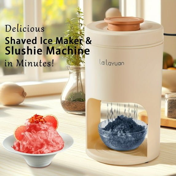 Electric Ice Maker & Smoothie Blender - Heavy-Duty Stainless Steel ...
