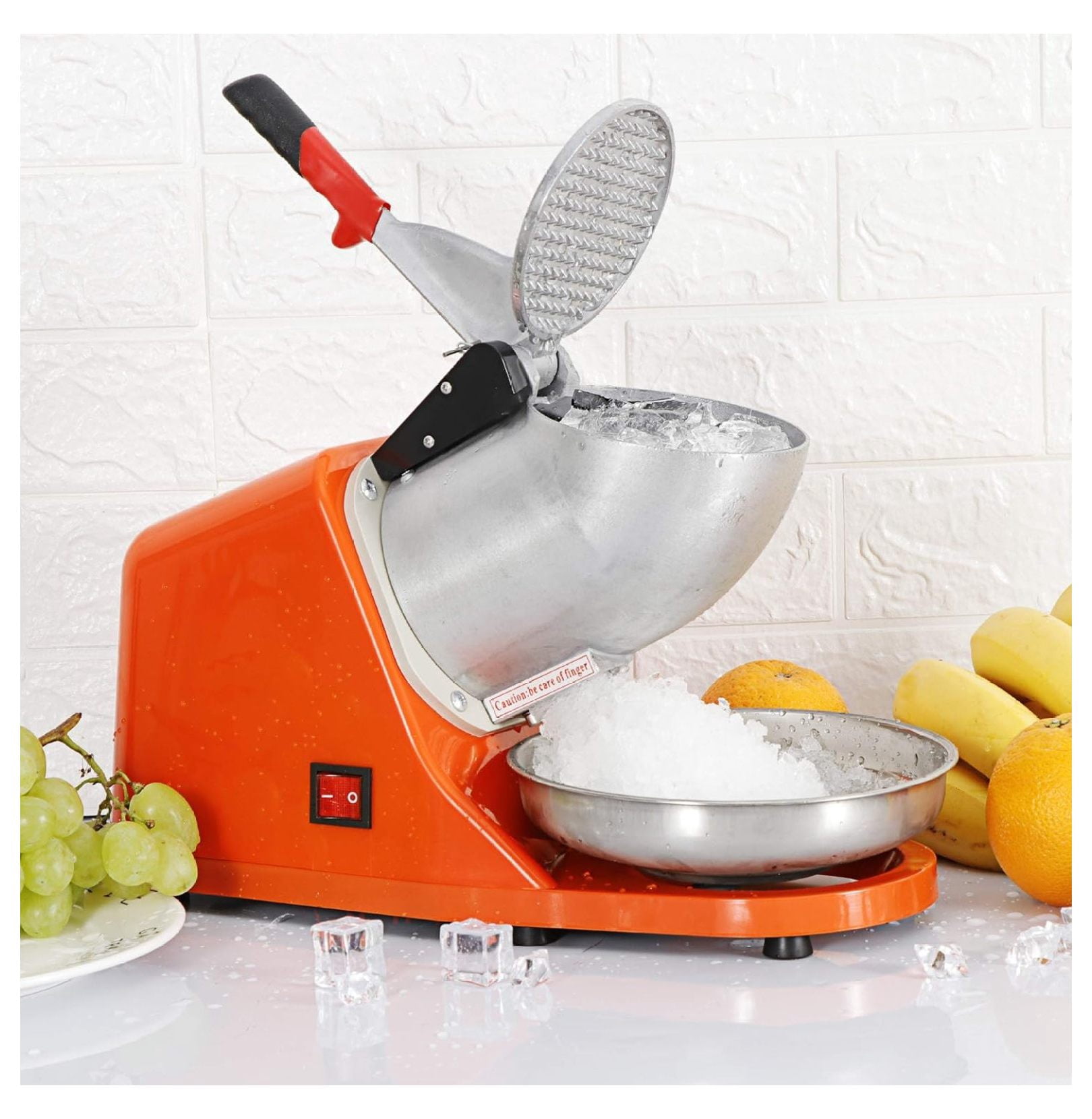 Electric Ice Shaver Machine Ice Snow Cone Maker for Home Use 143 lbs ...