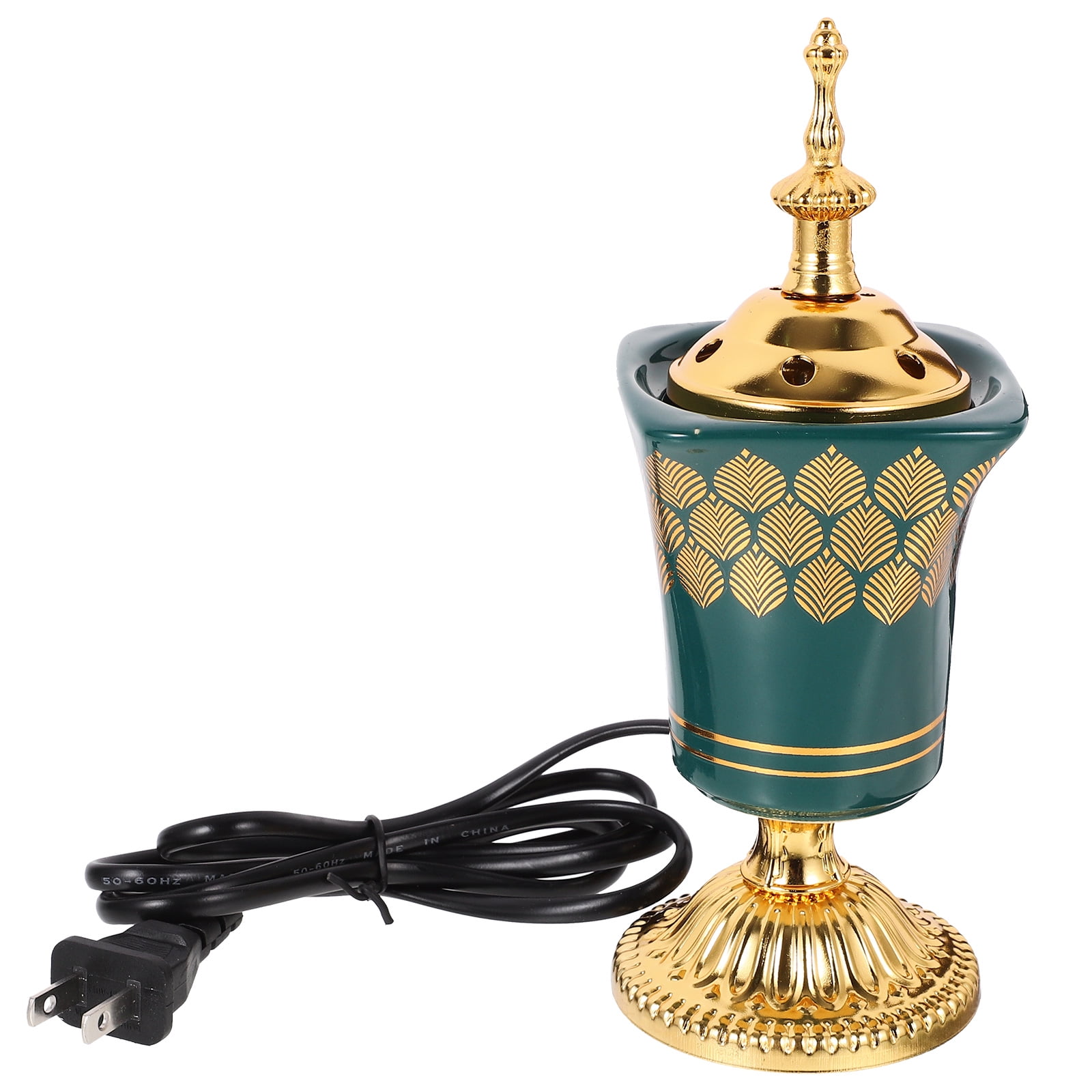 WOFASHPURET Decorative Censer Green Iron Ceramic For Meditation Aid Air ...