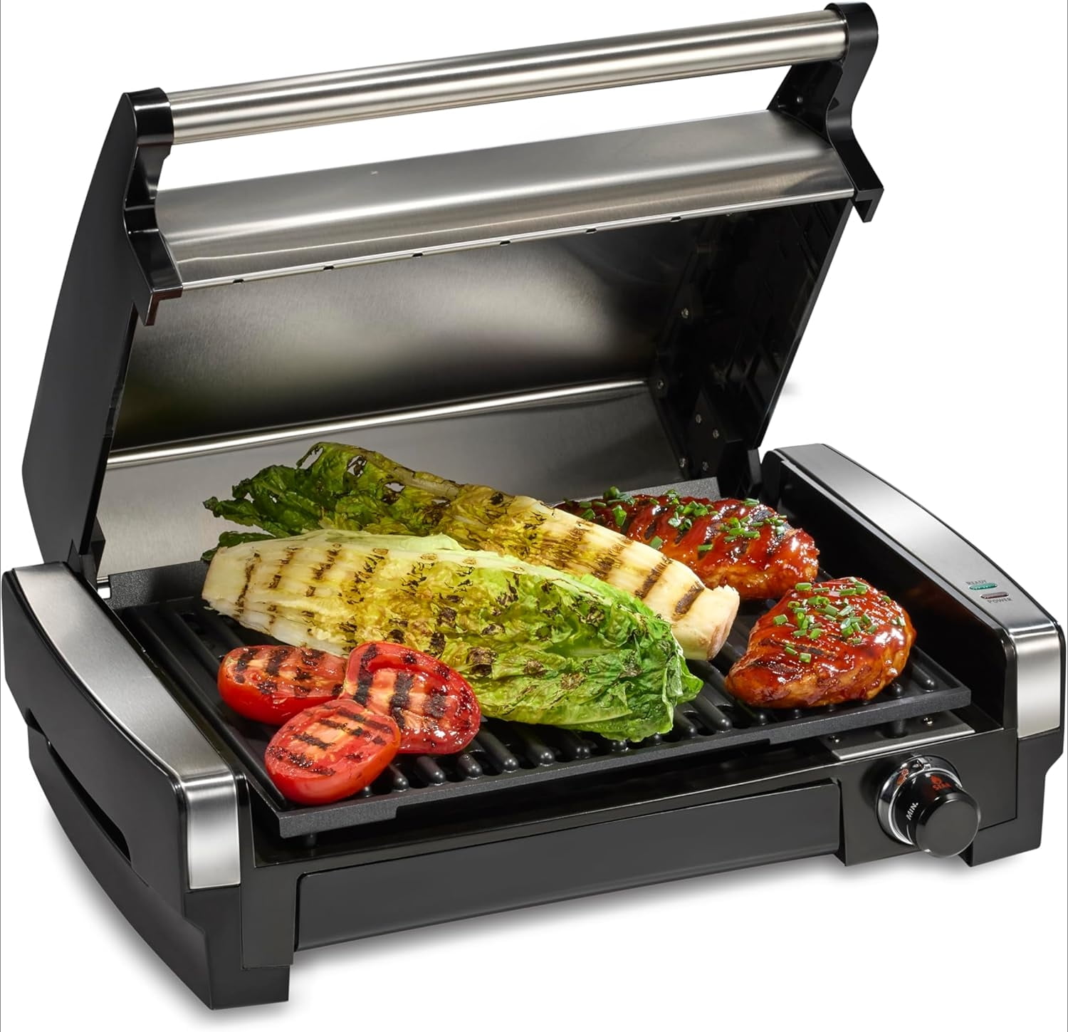 Electric Indoor Searing Grill with Adjustable Temperature Control to ...