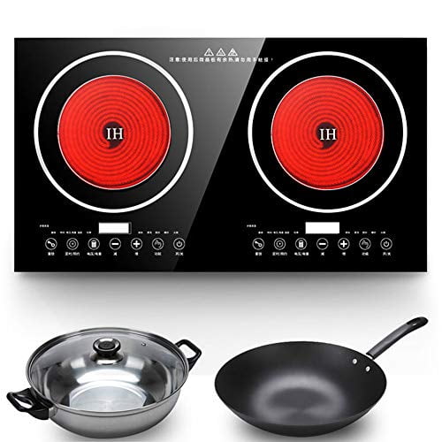 Electric Induction Cooker - Portable 2200W 8 Levels Electric Dual ...