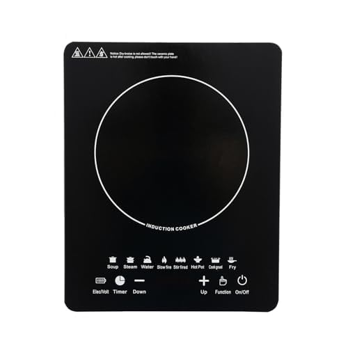 Electric Induction Cooktop, 2200W Portable Induction Burner Powerful ...