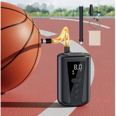 Athletic Works Sports Ball Pump with Pressure Gauge, Hose & Needle ...