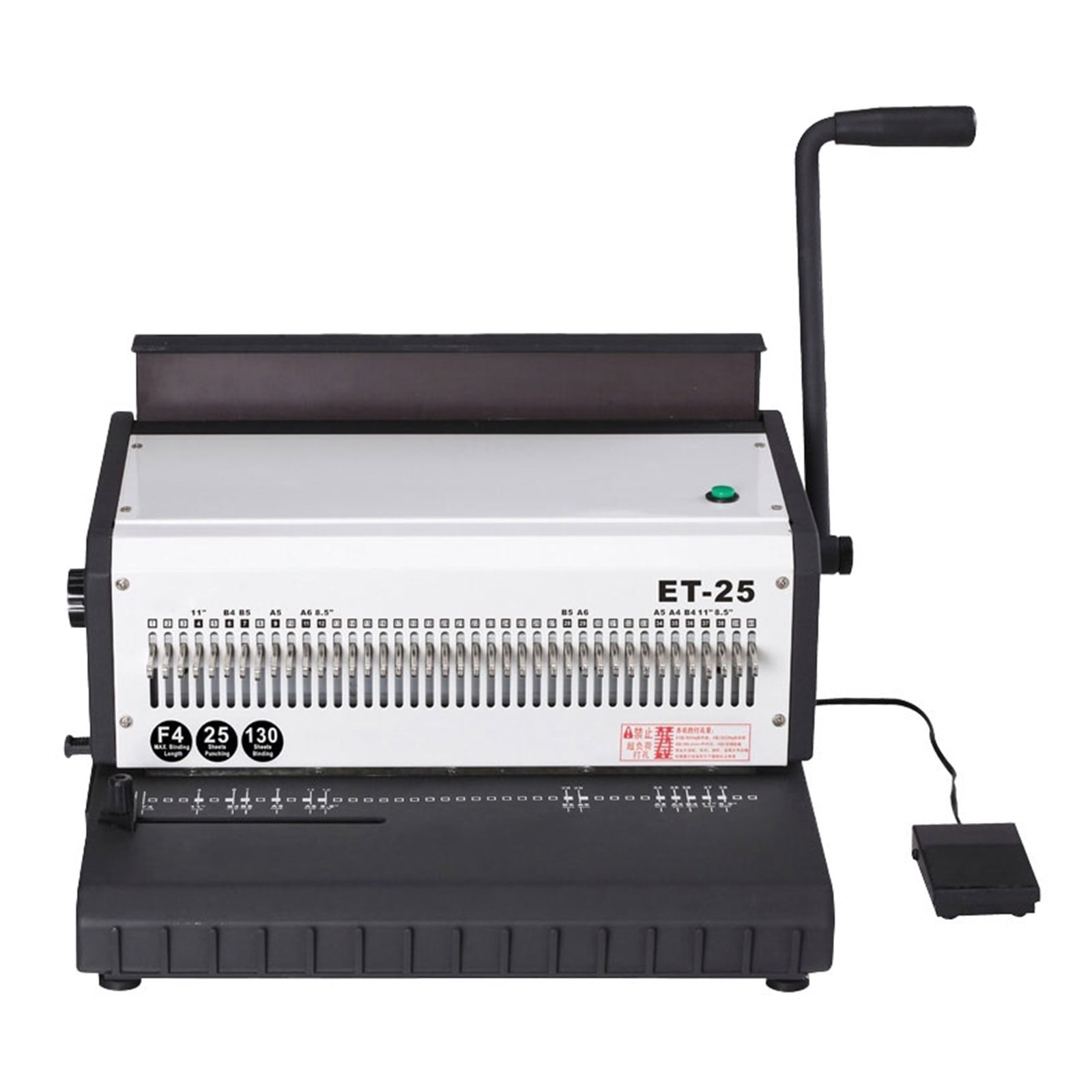 Electric Iron Ring Binding Machine Double Iron Ring 40 Hole Puncher ...