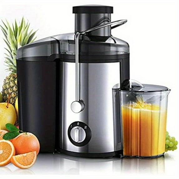 Electric Juicer Machine - Stainless Steel Big Mouth Automatic Juicer ...