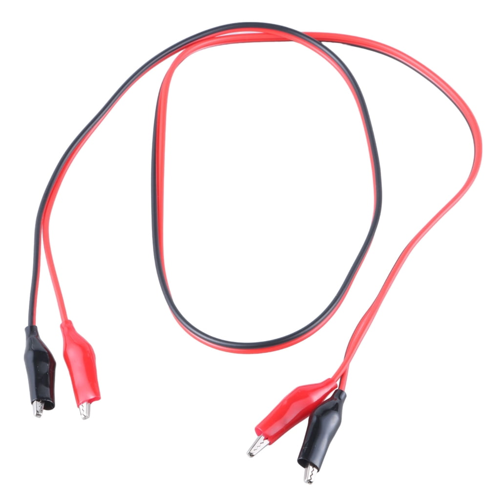 Electric Jumper Wire Power Test Cable Double Ended Alligators Clip Set ...