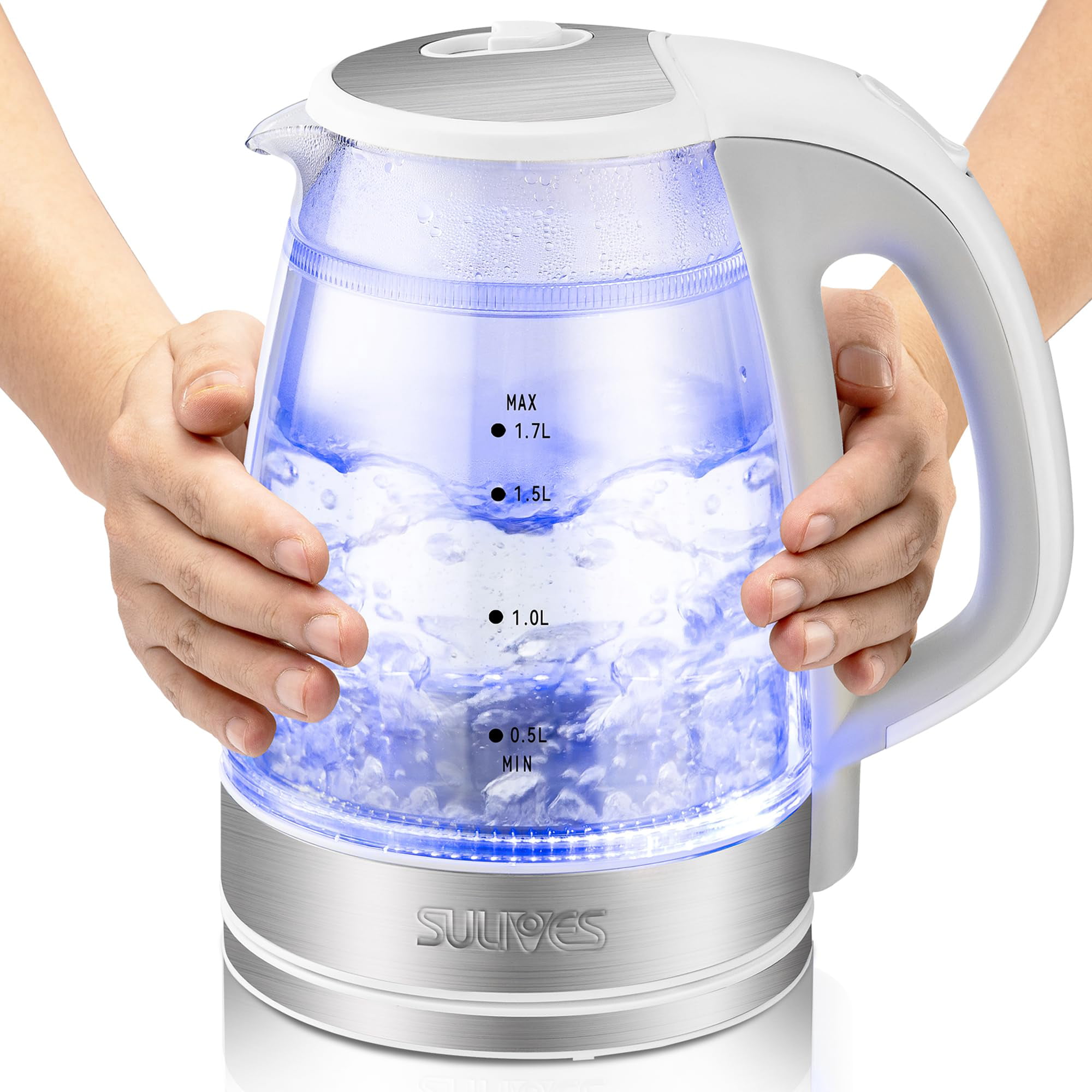 1.8L Classic Cuisine Electric Kettle - Auto-Off Rapid Boil Water Heater ...