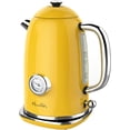 Electric Kettle, 1.8L Retro Tea Kettle with rmometer, 1500W Stainless ...