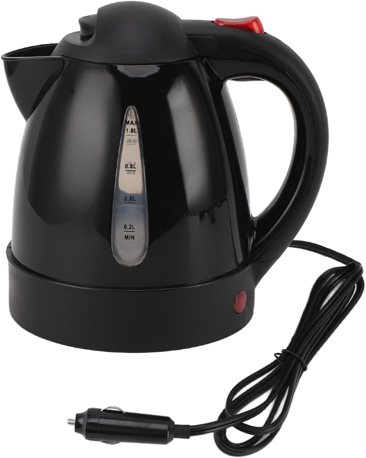 Electric Kettle, 150W 1L Black Road Hot Water Boiler Stainless Steel ...