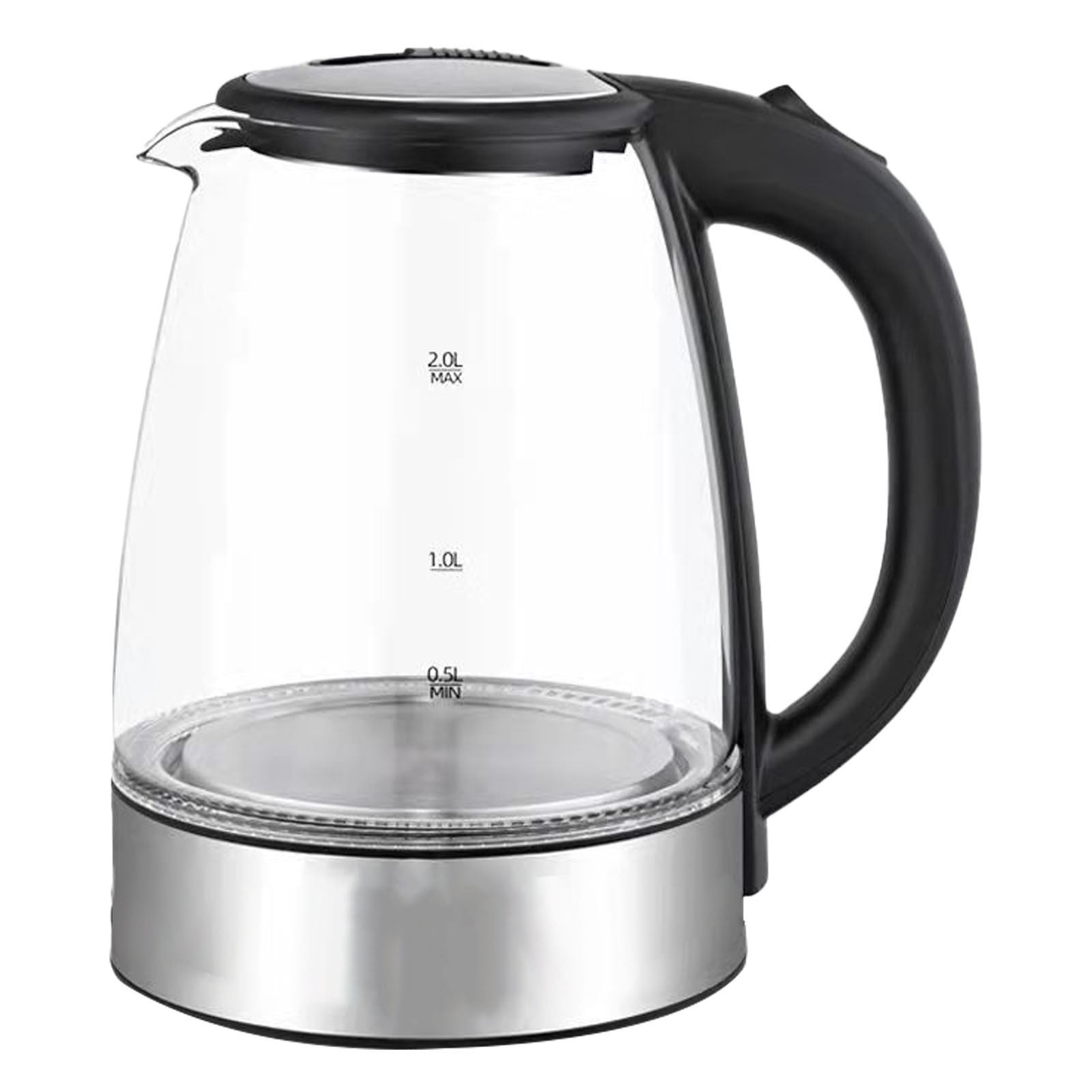 Electric Kettle | 2.0L Borosilicate Glass Electric Kettle, 1500W Fast ...