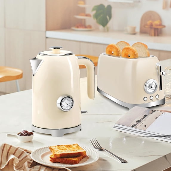 Electric Kettle - 57oz Hot Tea Kettle Water Boiler with Thermometer ...