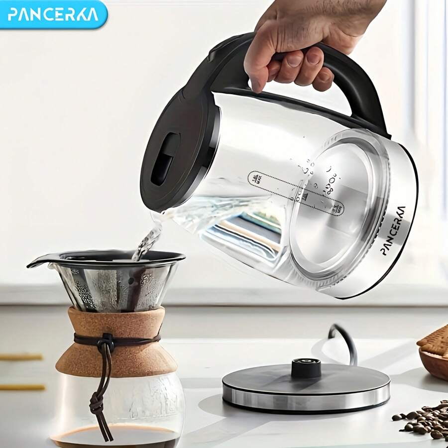 Electric Kettle For Coffee & Tea - 1.8L Water Boiler 1000-1500W ...