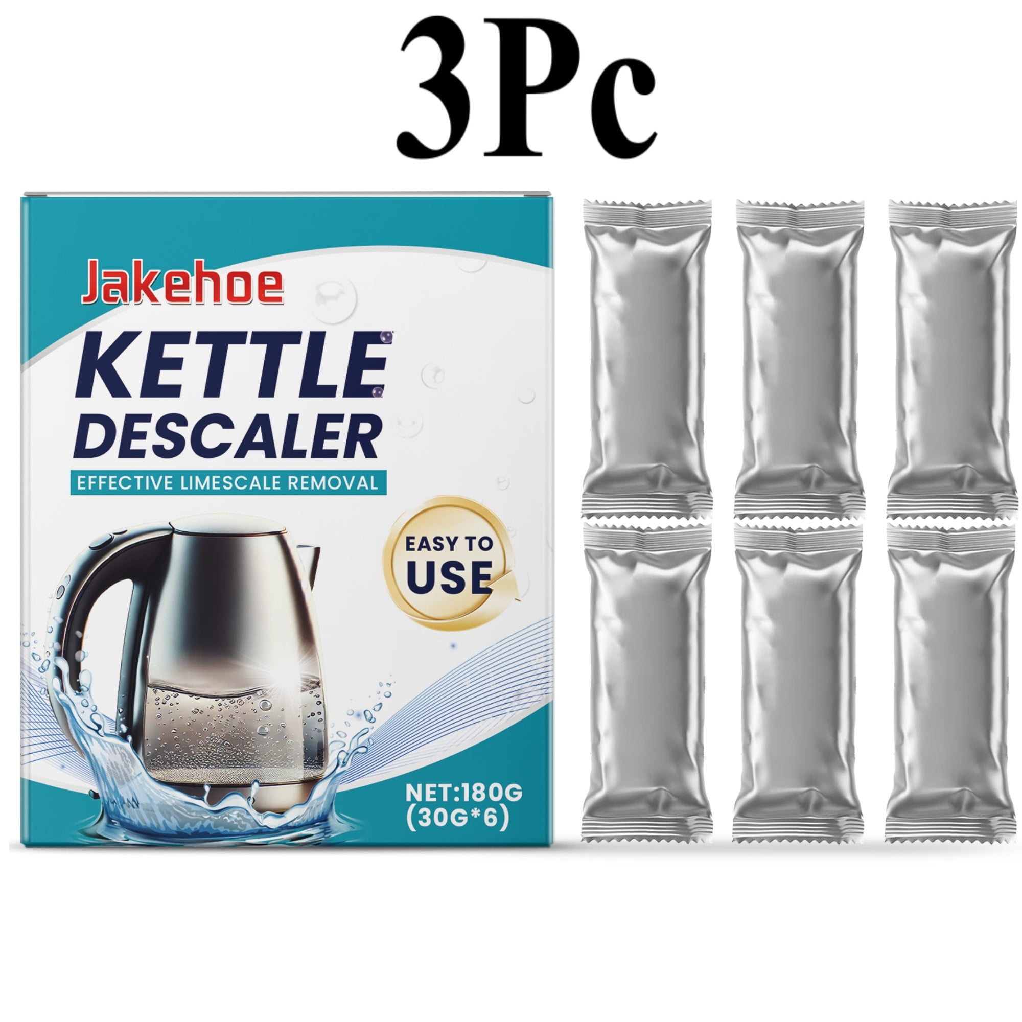 Electric Kettle Descaler Cleaner – Removes Limescale, Brightens, for ...