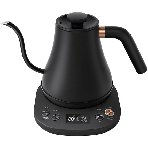Electric Kettle Gooseneck Pour Over Kettle ±1℉ Temperature Control ...