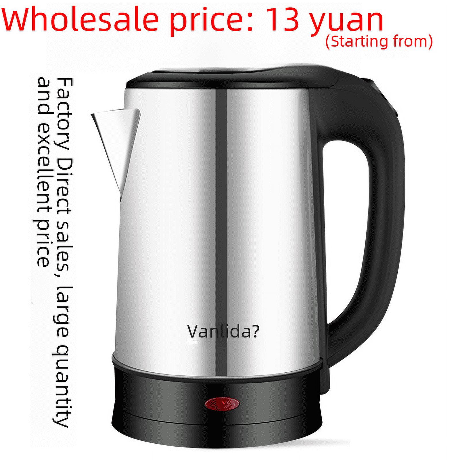 Electric Kettle Household Double-layer Quick Boiler Stainless Steel ...