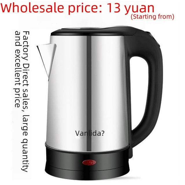 Electric Kettle Household Double-layer Quick Boiler Stainless Steel ...
