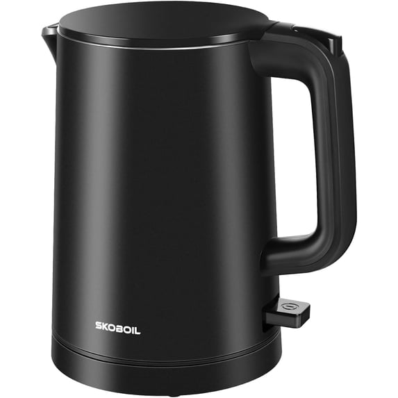 Electric Kettle Small for Tea & Coffee, 0.8L (27OZ) Double Wall ...