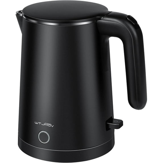 Electric Kettle Stainless Steel, 1.0L Small Water Boiler 1200W Fast ...