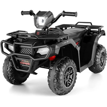 Outfunny 24V Kids 4 Wheeler, Electric ATV Quad Ride-on Toy for Big Kids ...