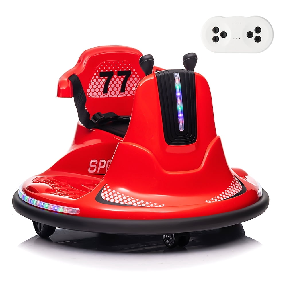 Electric Kids Ride on Bumper Car, with Remote Control, Safety Belt ...