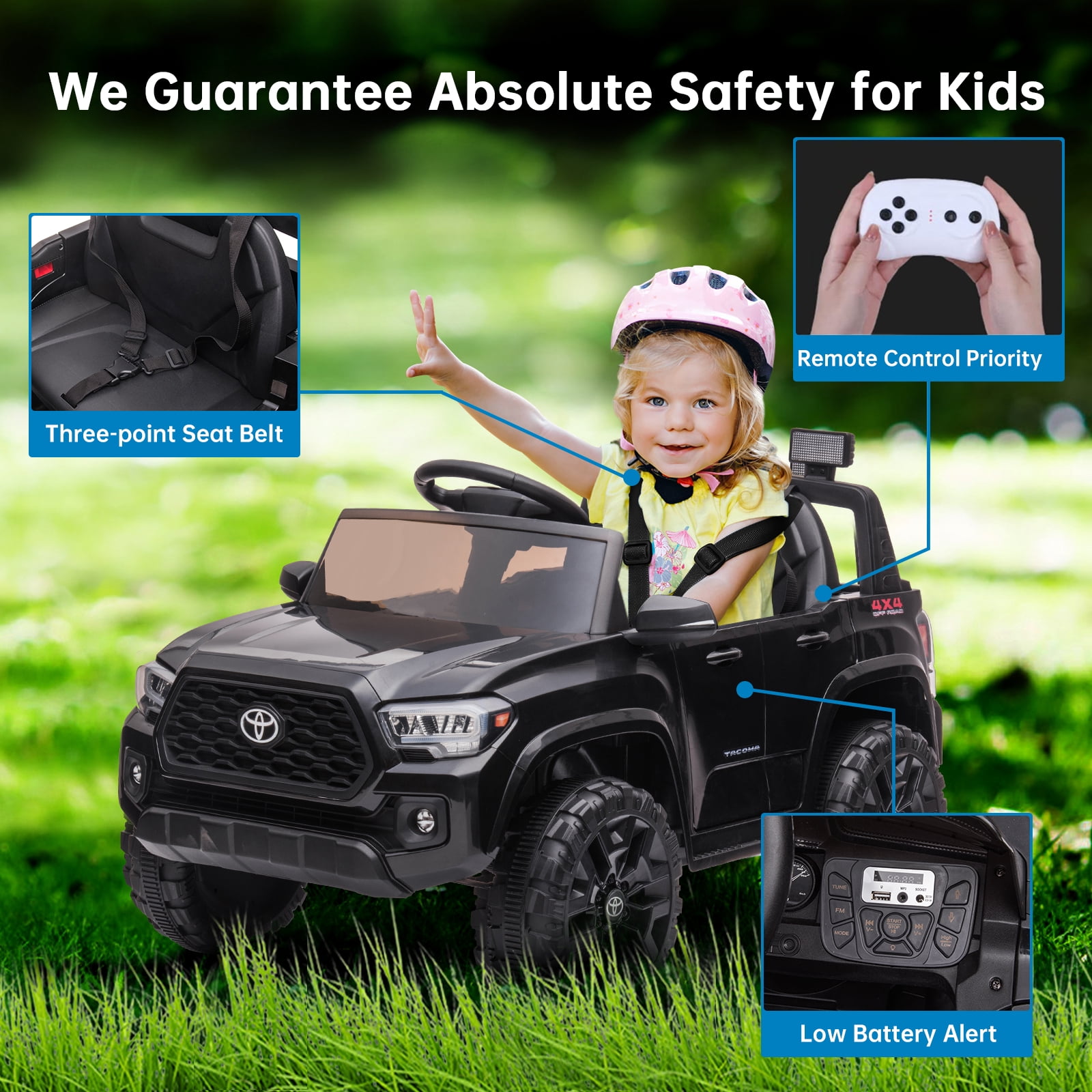Electric Kids Ride on Cars 12V ToyotaKids' Electric Vehicles with ...