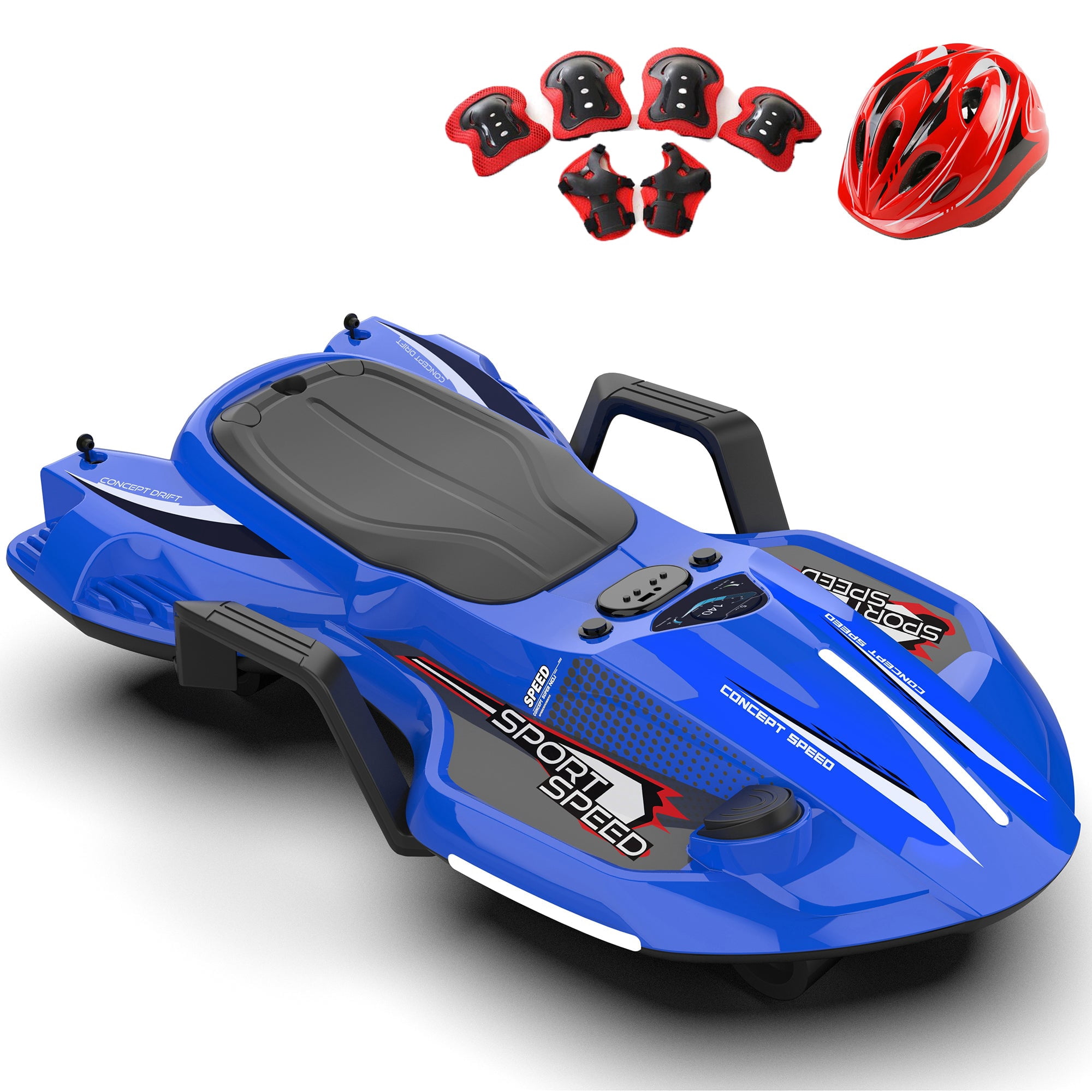 Electric Kids Ride on Toys Car, 200W Hub Motor & 24V Battery, Tail ...