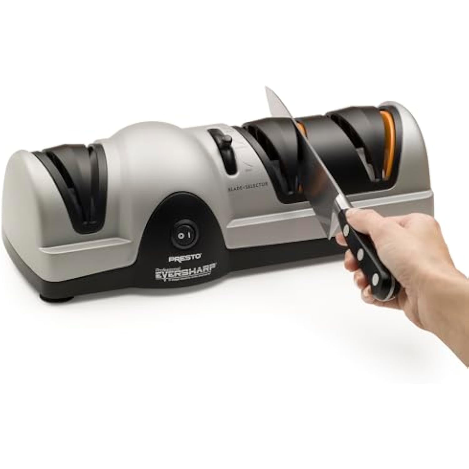 Electric Knife Sharpener - Fast Sharpening & Precise Angles for Kitchen ...