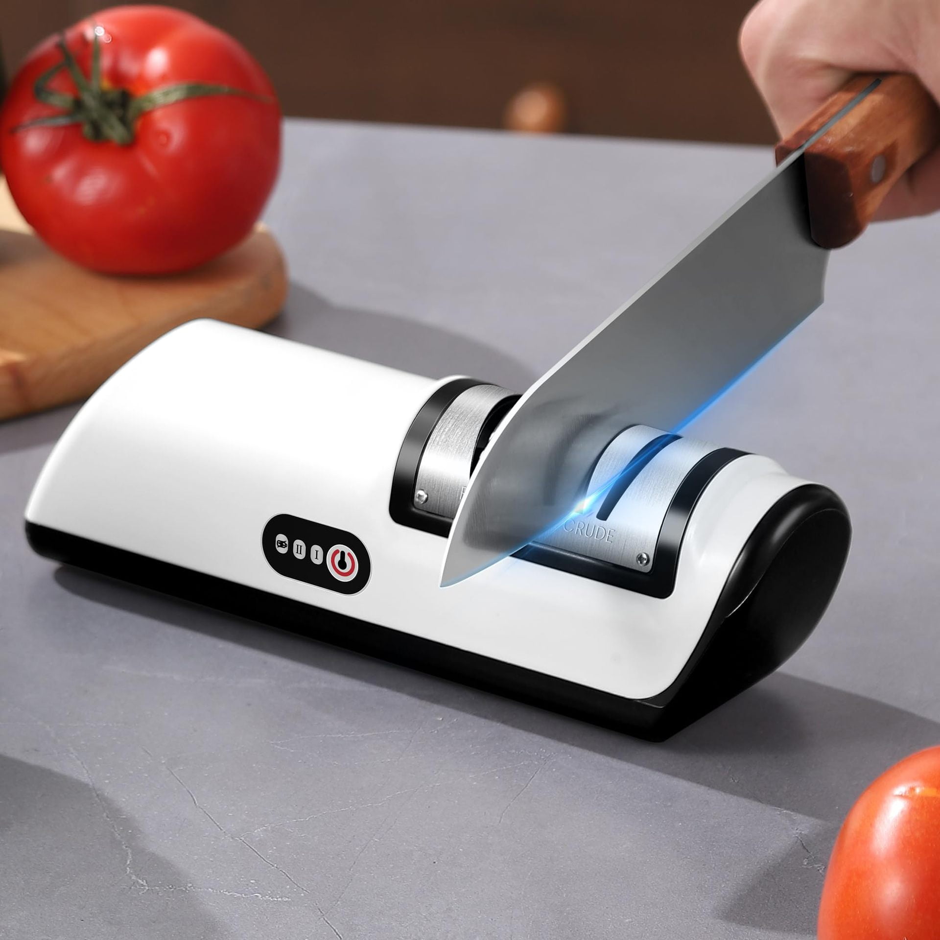 Electric Knife Sharpener Pro - Adjustable, Rechargeable, Fast ...