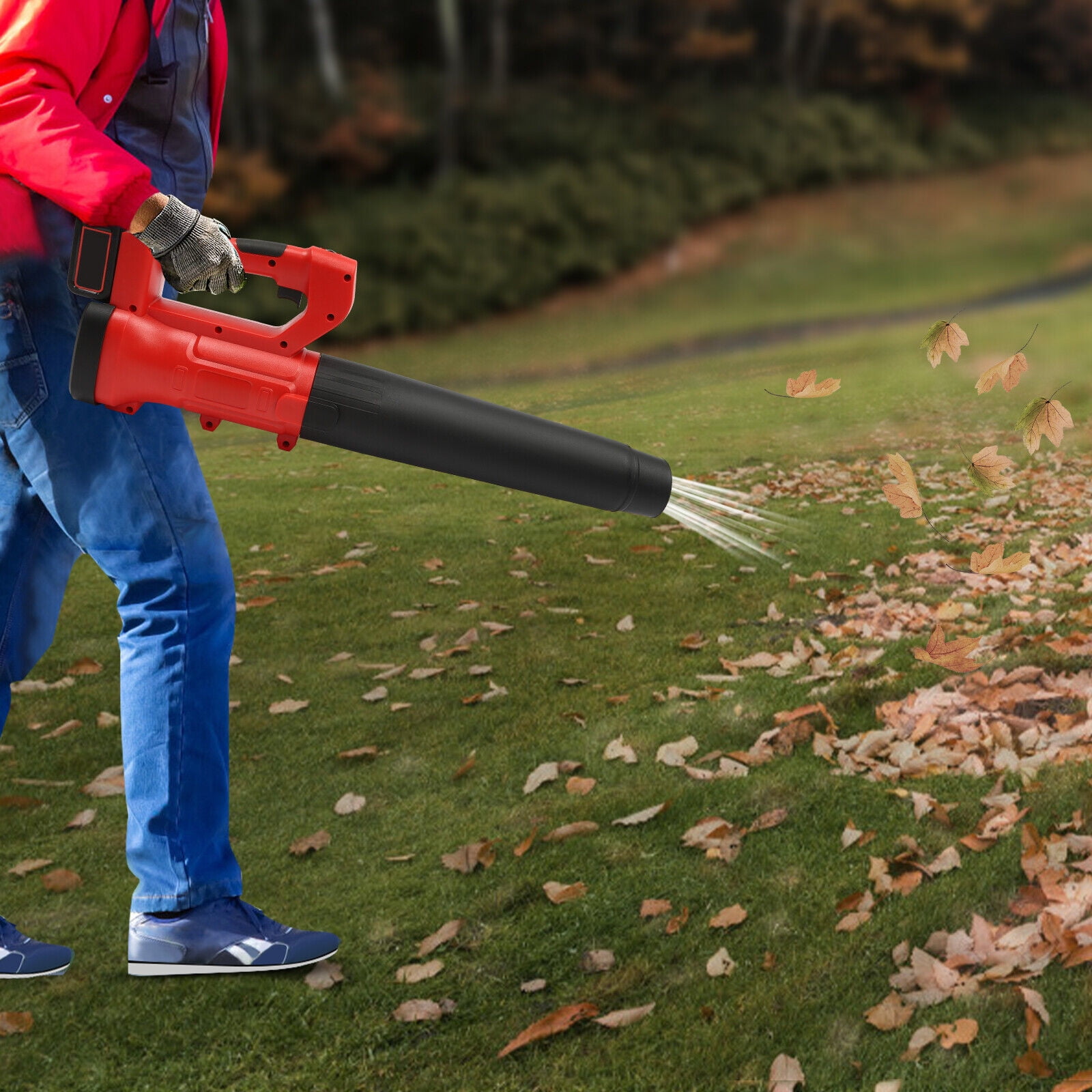 6-Speed Dial Contro Electric Cordless Leaf Blowers Lawn Care Snow ...