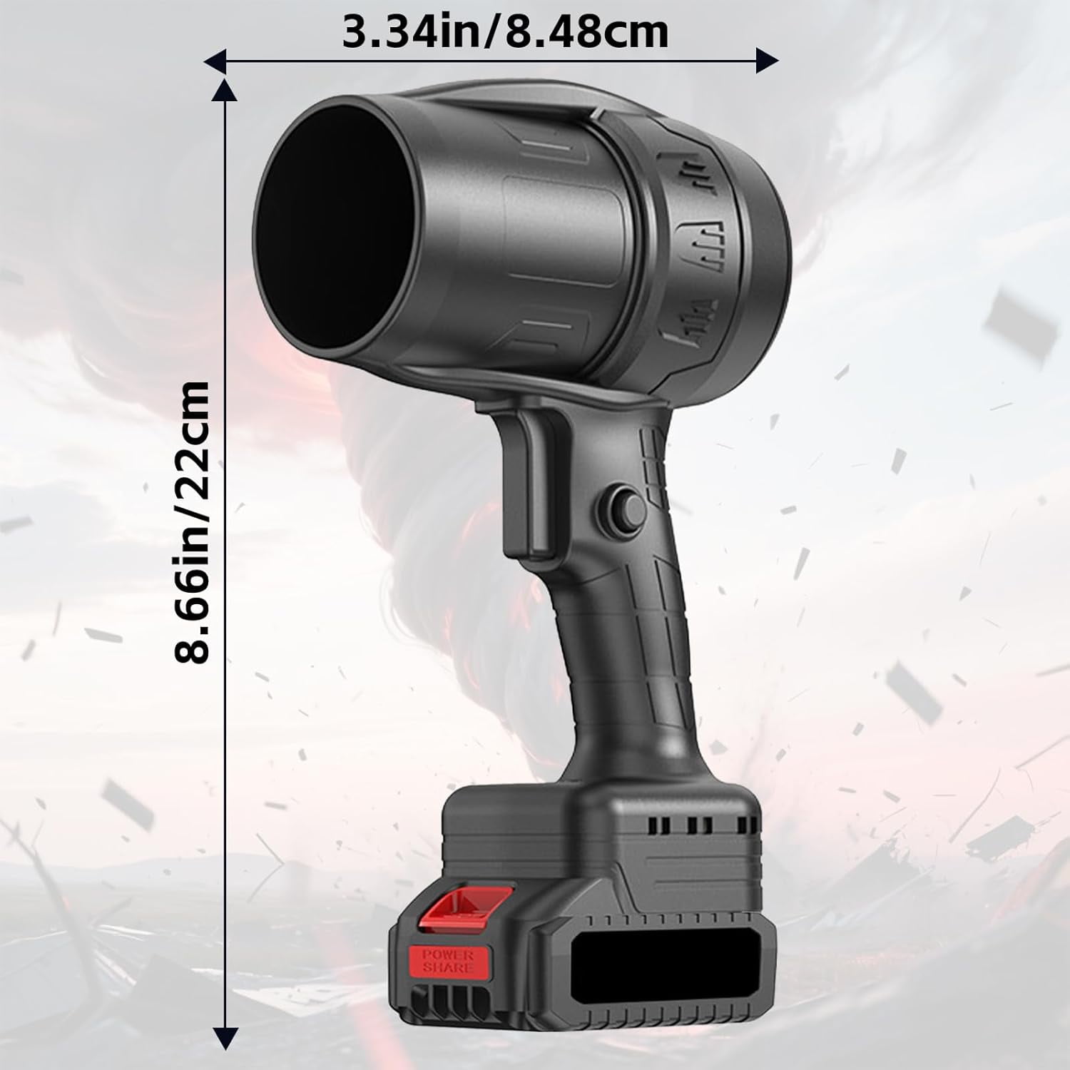 Electric Leaf Blower Cordless: 33000RPM Portable Leaf Blower Cordless ...