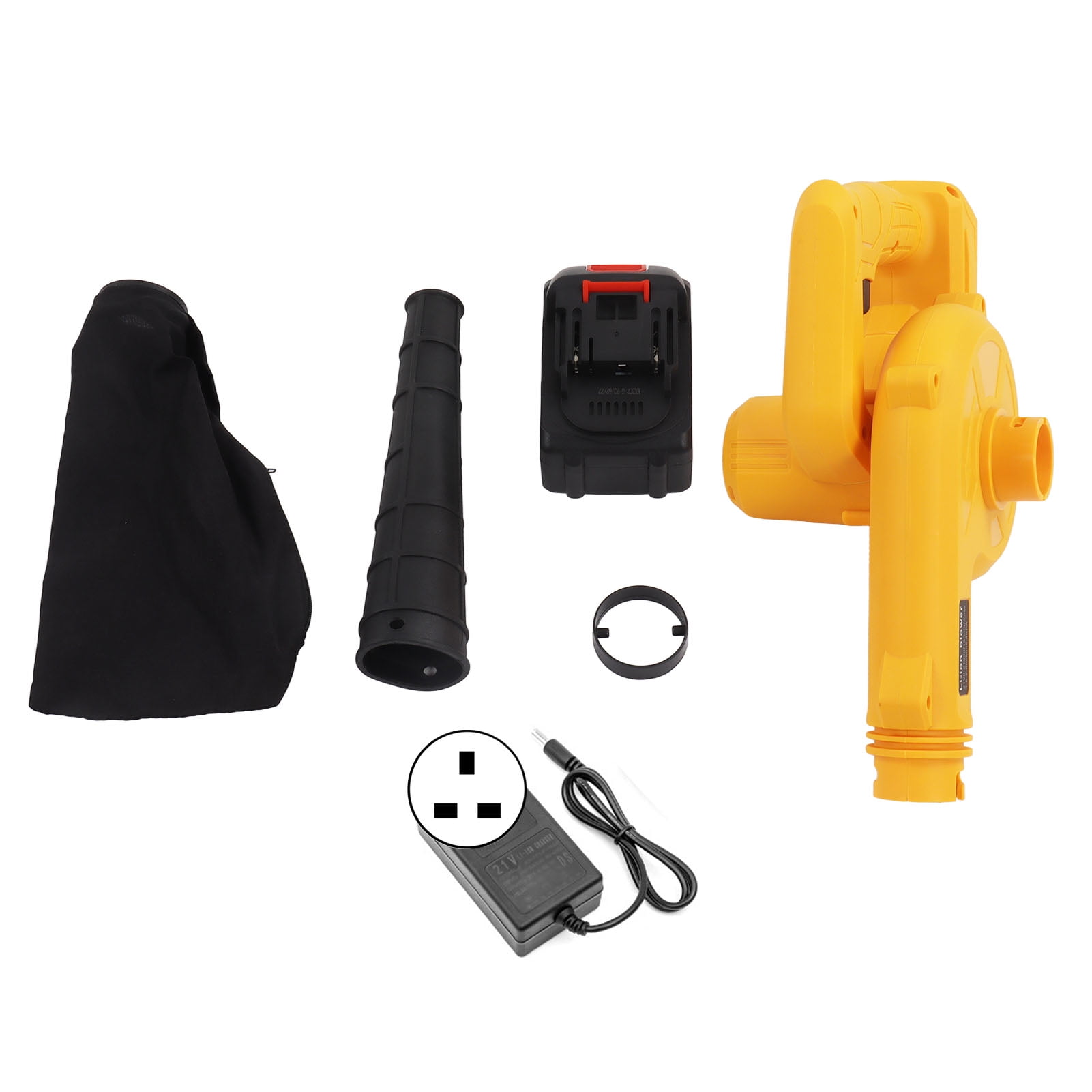 Electric Leaf Blower Cordless Battery Powered Noiseless Multi ...