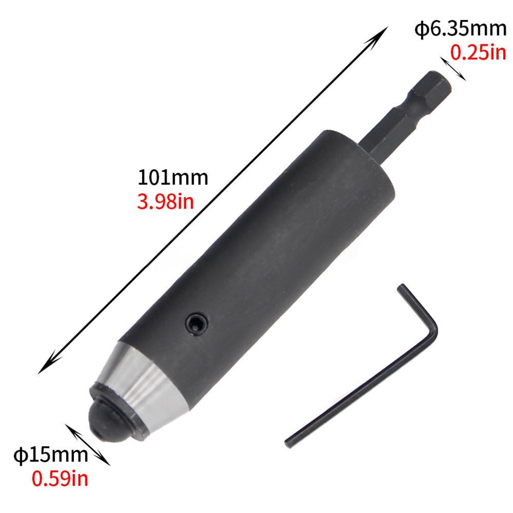 Electric Leather Hole Punch Tool Hex Shank Punch Drill Cardboard Belt ...