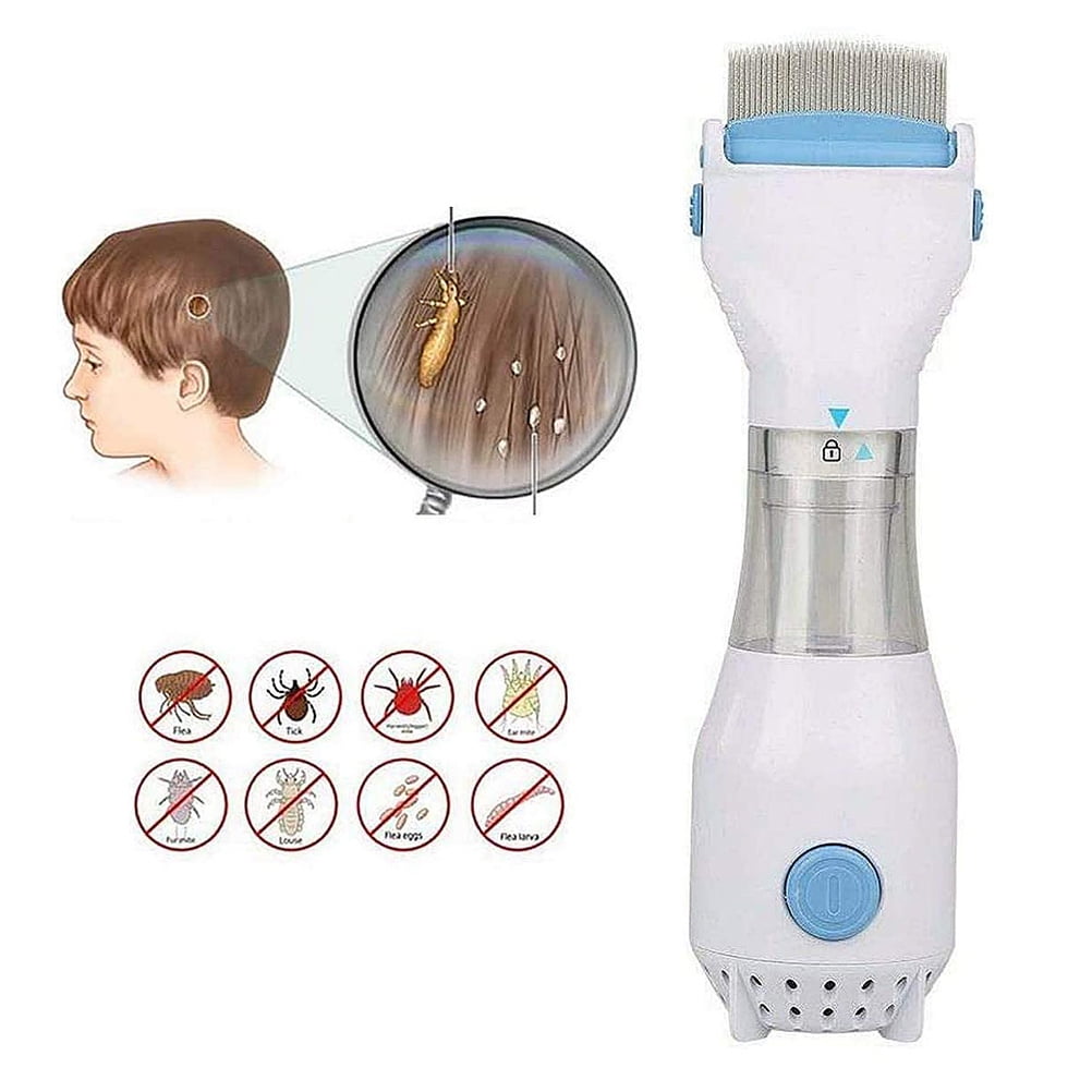 Electric Lice Comb Animal Vacuum Electric Filter Hair Cleaner ...