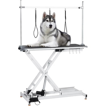 Pefilos 50" Electric Lifting Pet Grooming Table, Hydraulic Drying ...