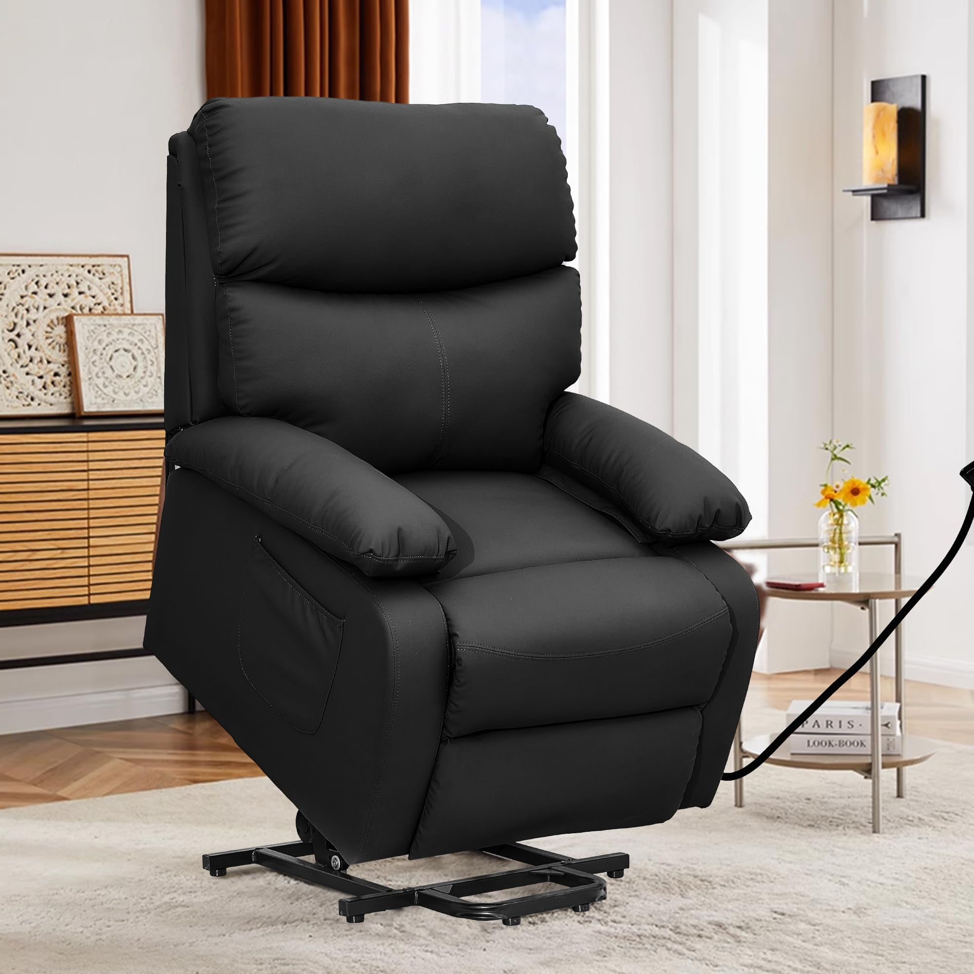 Electric Lift Recliner, Power Lift Recliner Chair with Waterproof ...