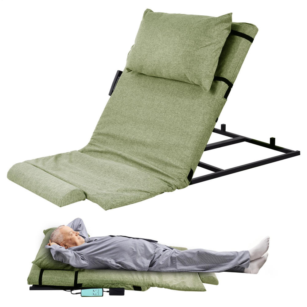 Electric Lifting Bed Backrest Bed Back Rest with Pillow and Foot Pad ...