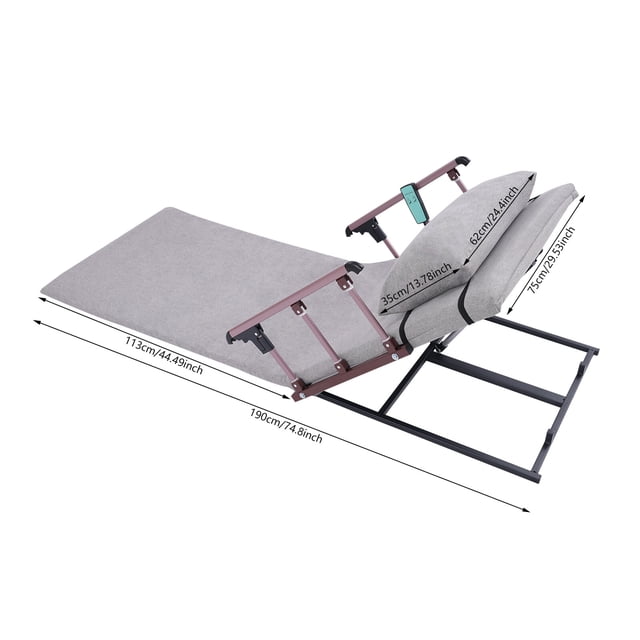 Electric Lifting Bed Backrest Elderly Adjustable Back Rest Bed Sitting ...