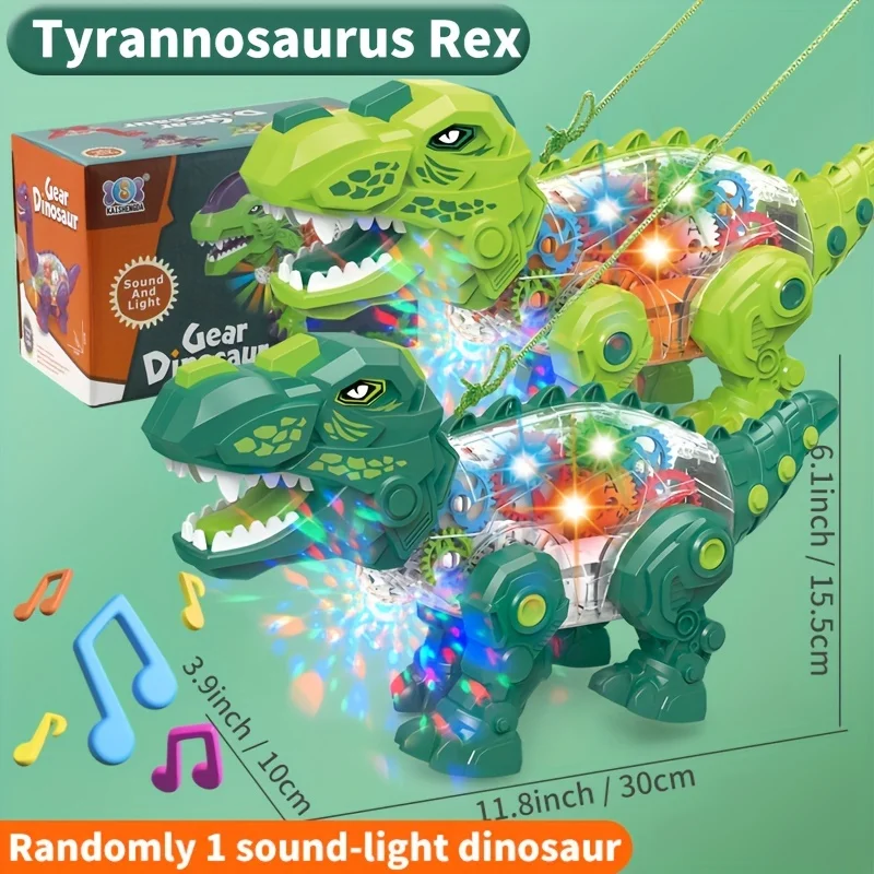 Electric Light Music Dinosaur Toy, Can Walking,for 3+ kid, Each ...