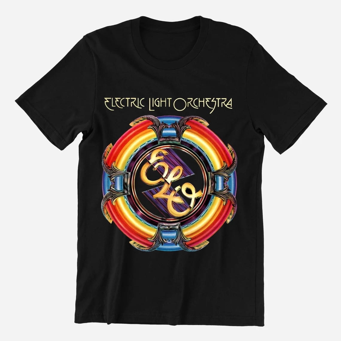 Electric Light Orchestra ELO Band Cotton Black Shirt For Unisex All ...