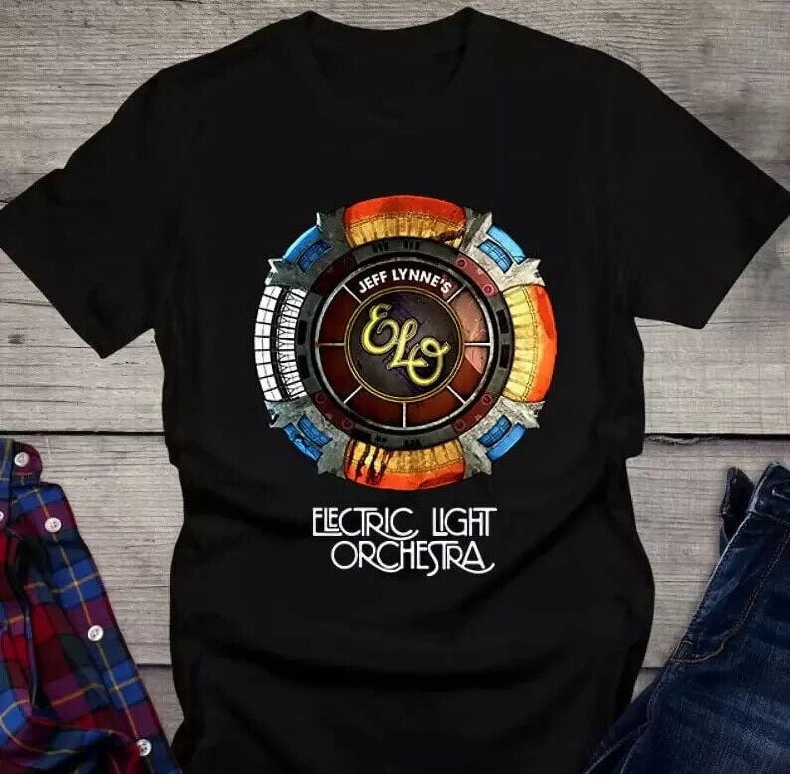 Electric Light Orchestra T-shirt, ELO Shirt Band Logo Black All Size ...