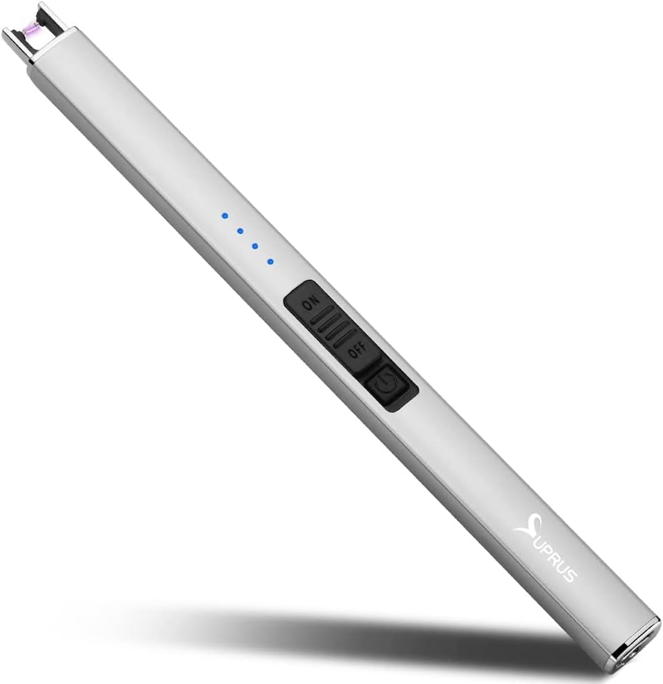 Electric Lighter Arc Windproof Flameless USB Rechargeable Lighter with ...