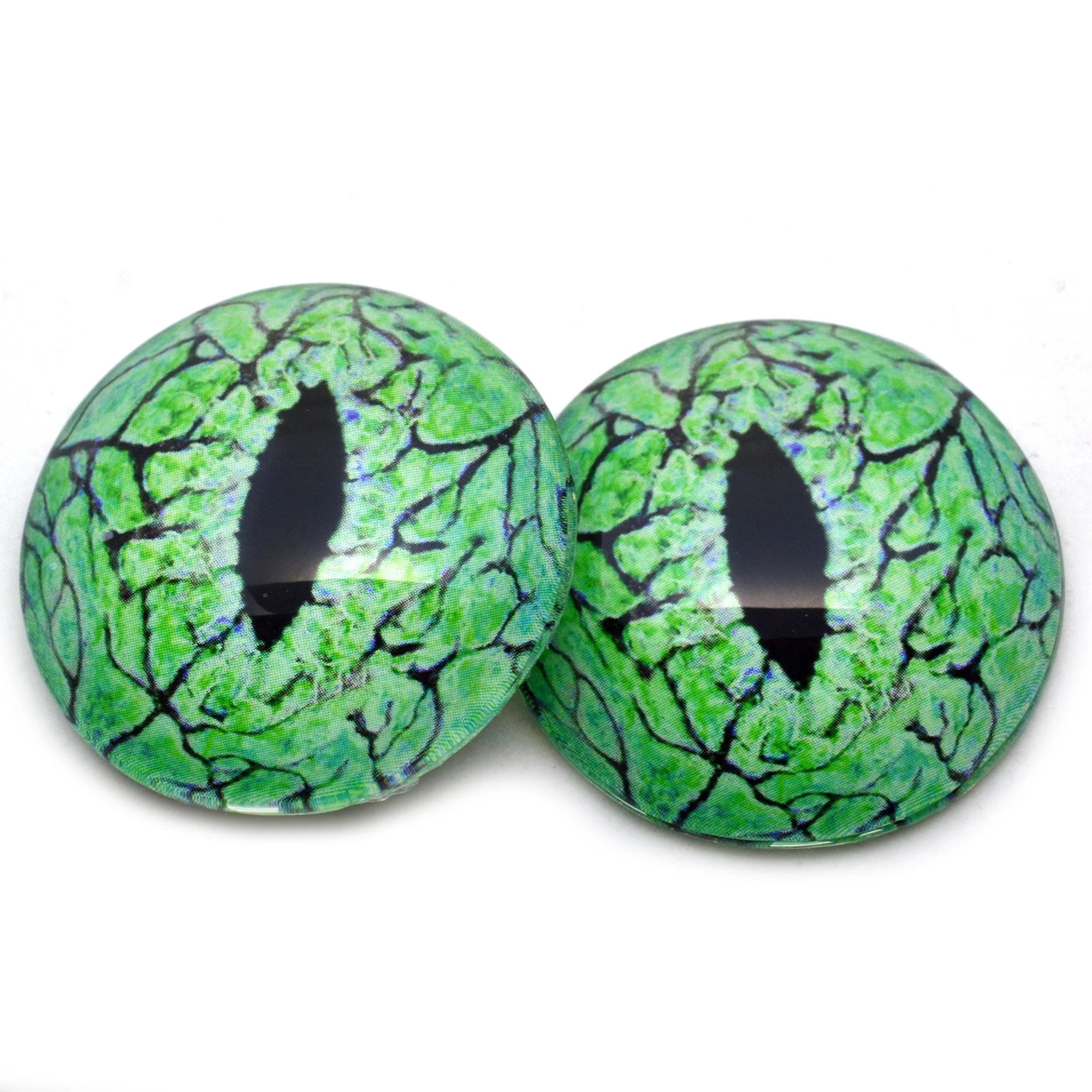 Electric Lime Green Raptor Dinosaur Glass Eyes - Walmart.com